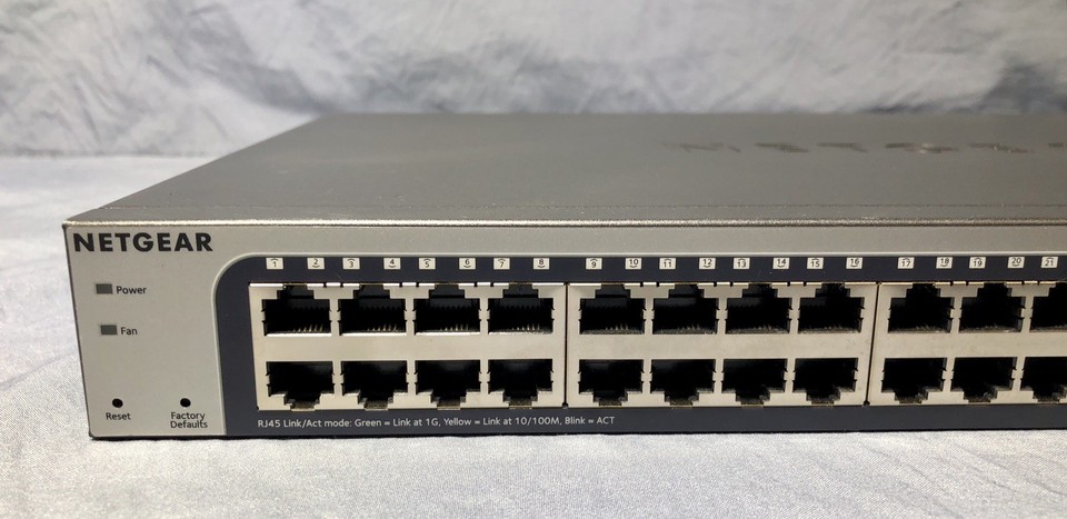 Netgear ProSafe GS748T v5 48-Port Gigabit Smart Managed Switch | eBay