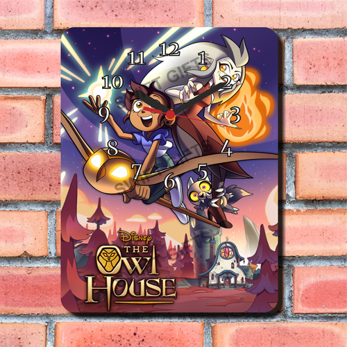 The Owl House Design Wall Clock New boxed Gift Cartoon Kids TV Show | eBay