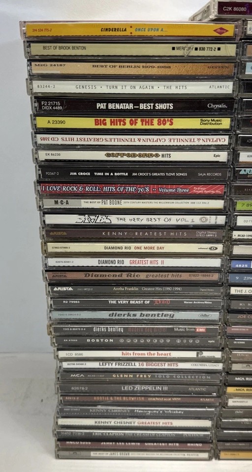 Lot Of 125 Assorted Music CDs Estate Find Mixed Genre Artist Hip Hop ...