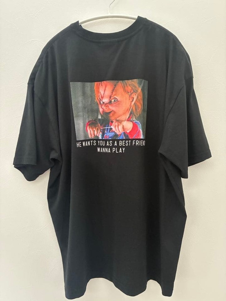 Chucky Child's Play Back Print T-Shirt 4L Black | eBay