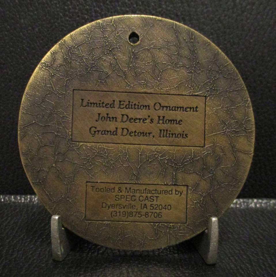 1996 John Deere Home Grand Detour Christmas Ornament Xmas Decoration ...