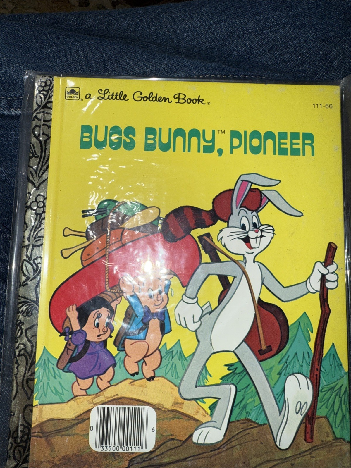 "Bugs Bunny, Pioneer" 1977 Vintage Little Golden Book Mint | eBay