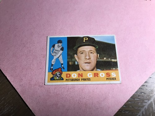 Don Gross 1960 Topps Baseball #284 No Creases | eBay