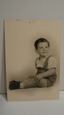 1950S VINTAGE ANTIQUE FOUND PHOTOGRAPH OLD PHOTO B&W TODDLER BOY ...