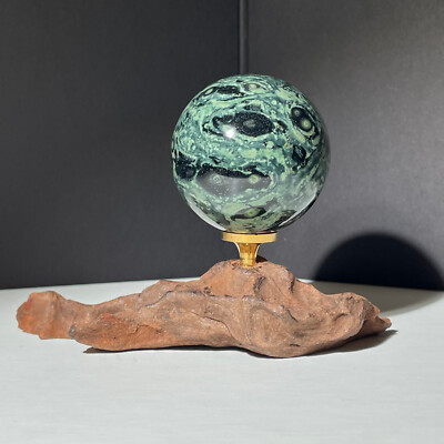 206g Natural Peacock eyeBall Quartz Crystal Healing Sphere Reiki ...