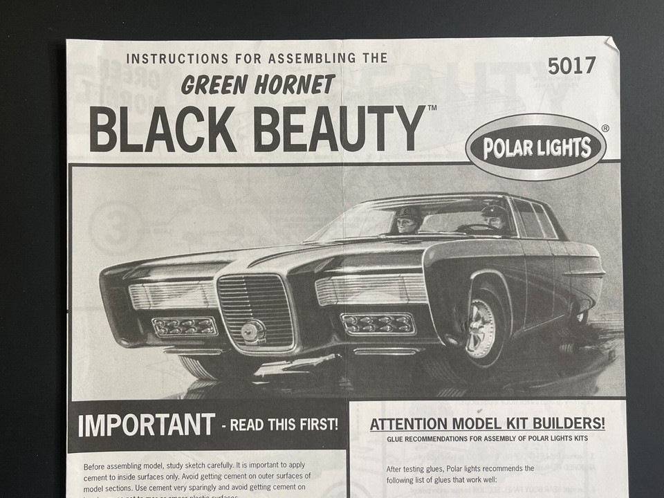 Polar Lights - Green Hornet Black Beauty - Original Model Kit ...
