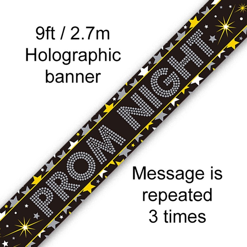 PROM PARTY DANCE HELIUM FOIL BALLOON / BANNER - var item | eBay UK