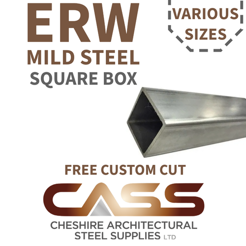 ERW MILD STEEL SQUARE BOX SECTION - VARIOUS LENGTH/WIDTH/DEPTH - FREE ...