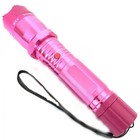 PINK METAL Military Tactical Stun Gun 999MV w/ LED Flashlight Self ...