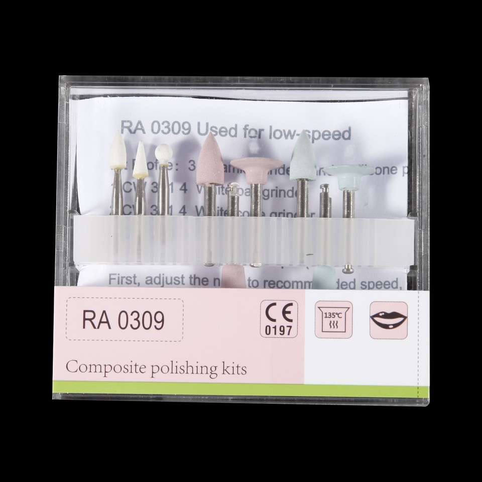 9 Pc Dental Composite RA 0309 Polishing Kit For Low-Speed Handpiece ...