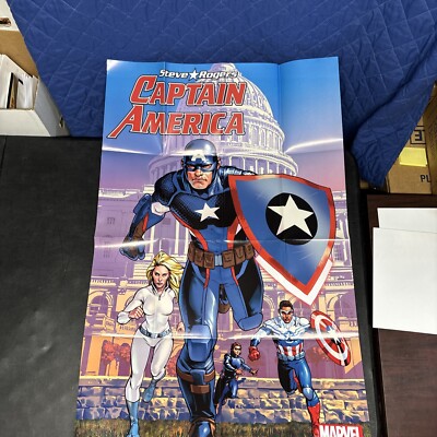 Marvel Comics Steve Rogers Captain America Promo Poster 2016 Folded ...