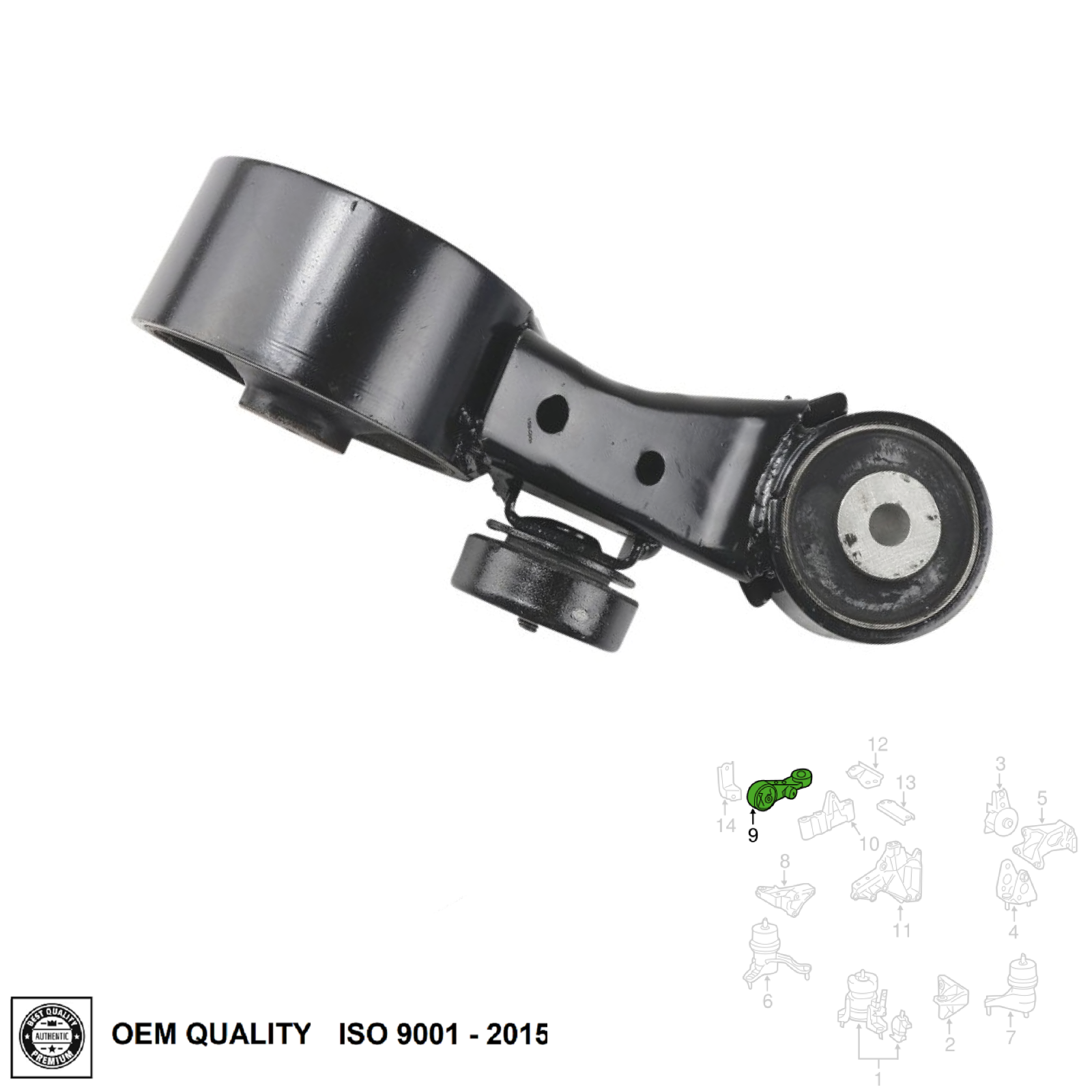 Engine Torque Strut Mount for Toyota Sienna 2007 - 2010 3.5L V6 2WD ...