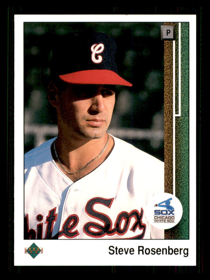 1989 Baseball 1989 Upper Deck Steve Rosenberg Chicago White Sox #715 1 ...