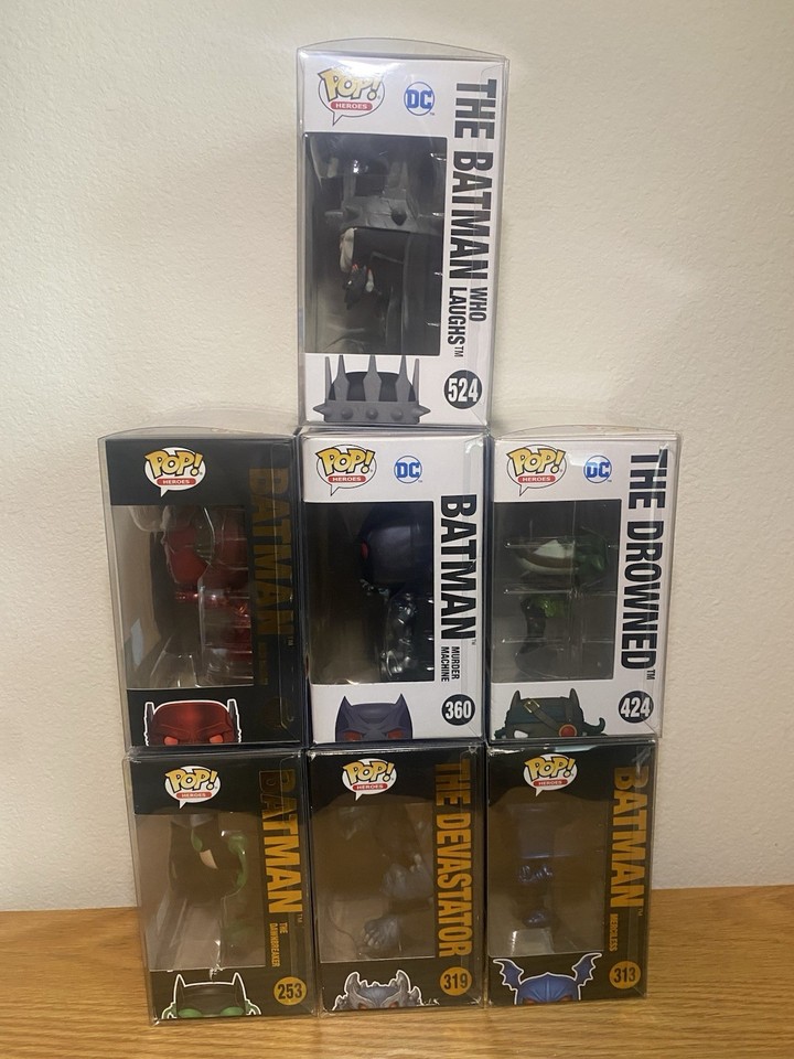 Funko! Batman Dark Knights / Death Metal Set #524,#360,#424,#253,#319 ...