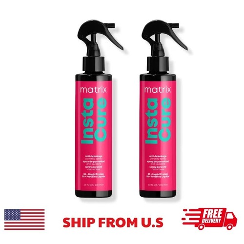2PACK - Matrix Instacure Anti-Breakage Leave-In Porosity Spray, 6.8Oz ...