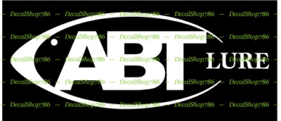 ABT Fishing Lures - Outdoors - Car/SUV Vinyl Die-Cut Peel N' Stick ...