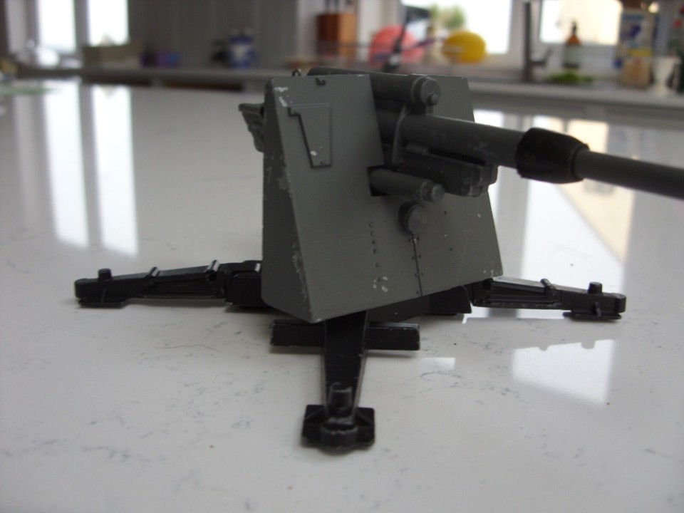 Vintage Dinky German 88mm Flack Gun Artillery AA Gun Diecast Toys ...