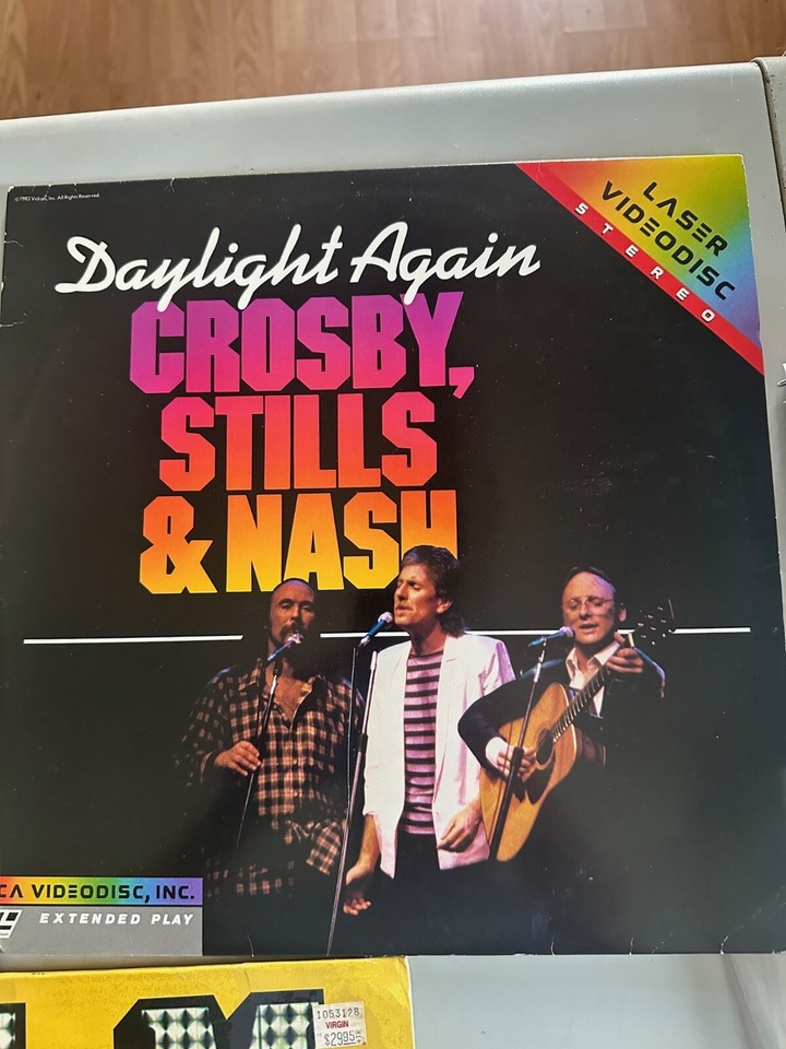 U2 REM Aerosmith Tom Petty Crosby Nash Music LaserDisc lot 5 laser disc ...