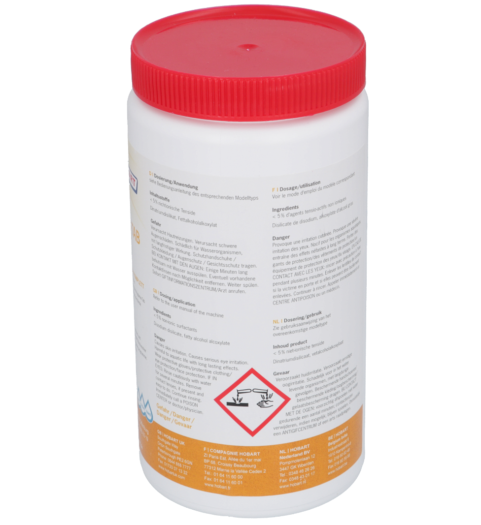 Hygiene tabs intensive machine cleaning agent tablets Hobart 897954 15 ...