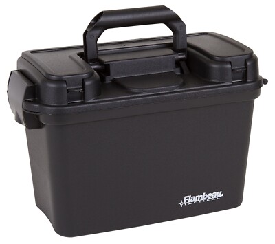 Flambeau 6430SD Dry Box Removable Tray & Storage Compartment Black Poly ...