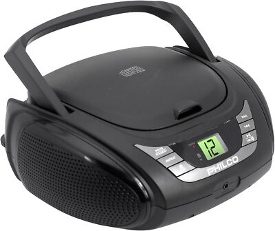 Philco Portable Bluetooth Boombox with CD Player | CD Player is ...