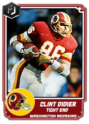 ACEO CLINT DIDIER WASHINGTON REDSKINS CUSTOM HAND MADE ART CARD | eBay