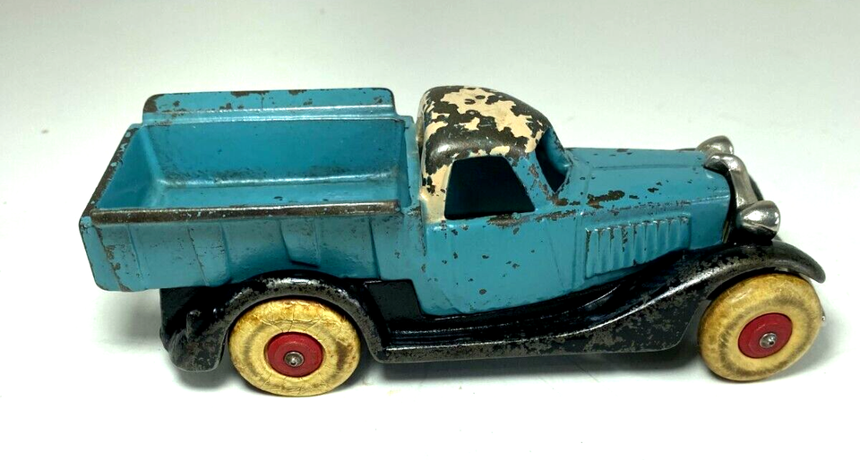 HUBLEY BLUE & BLACK TERRAPLANE WRECKER PICK-UP TRUCK 6.5" | eBay
