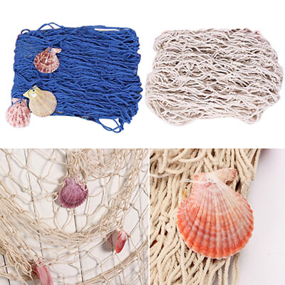 Vintage Fish Netting Nautical Fishing Net Props Home Wall Craft Decor ...