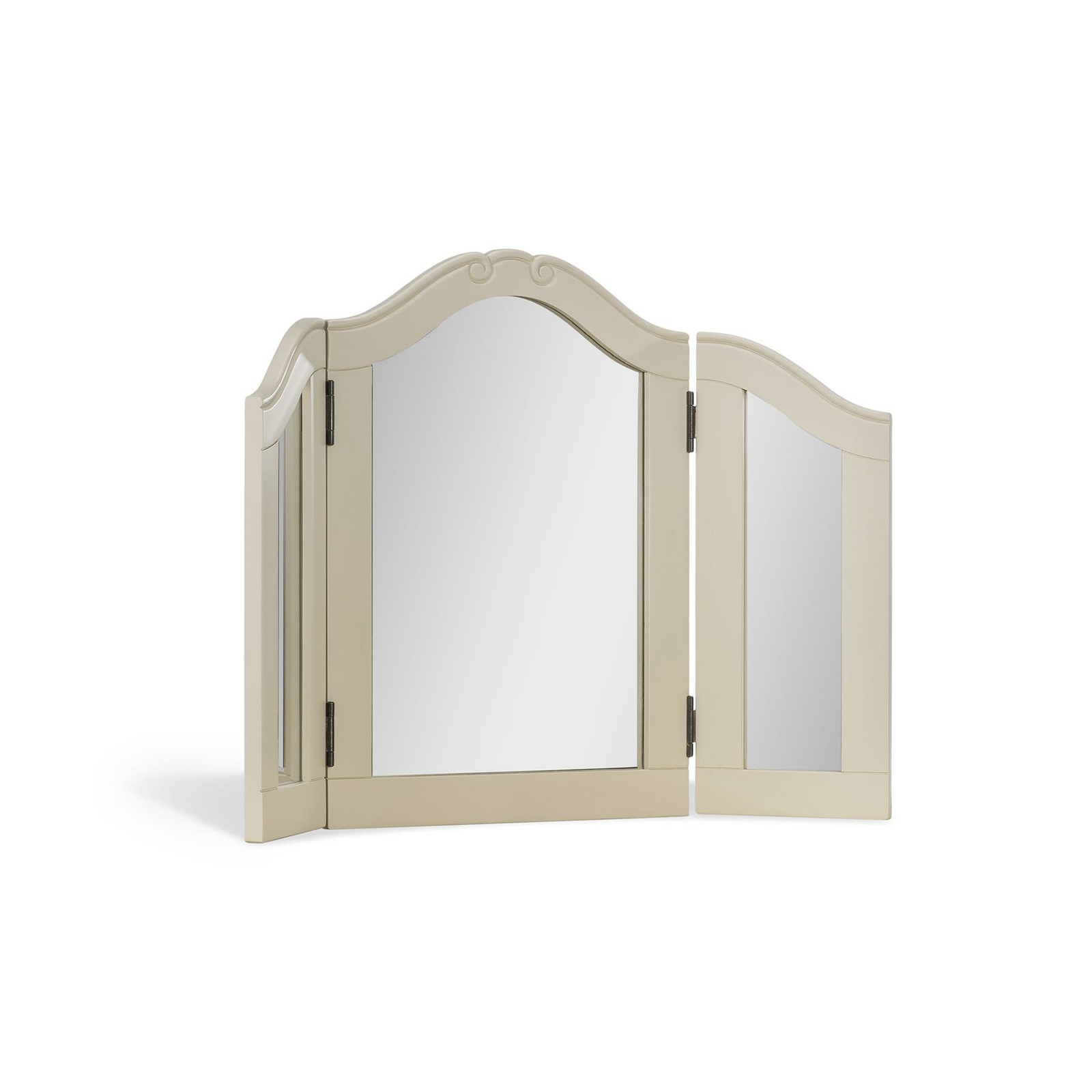 Juliette Champagne 3-way dressing table Mirror. Large angle adjustable ...