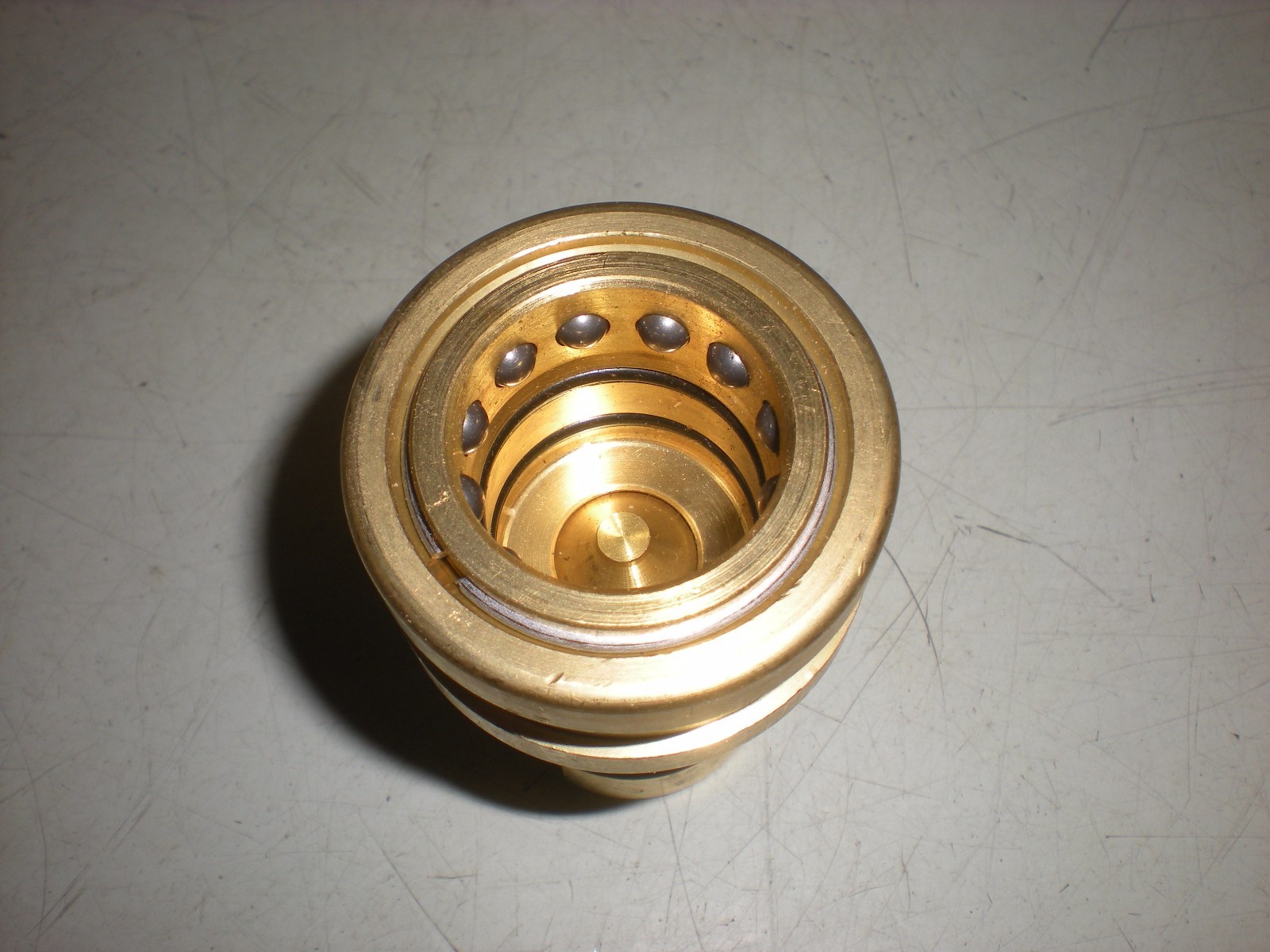 Hansen Coupling Division B6-HKP Brass Hydraulic Coupler - 3/4" NPT ...