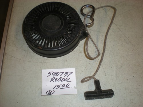 Tecumseh 590737 Recoil Assembly with Extended Rope and Handlebar Rope ...