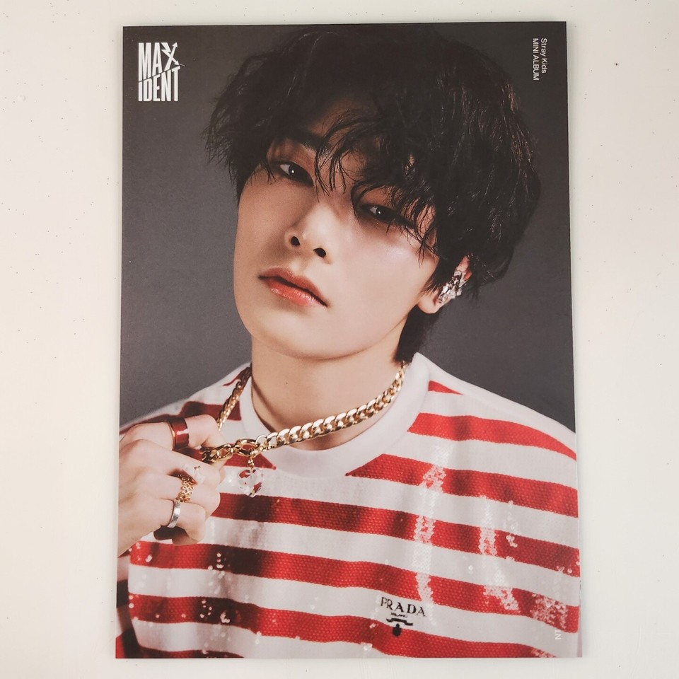 STRAY KIDS Mini Album 'MAXIDENT' Official Photo Cards, Mini Poster, 4 ...