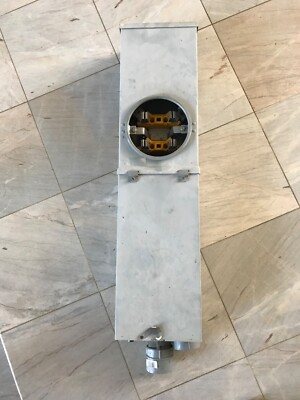 COOPER ELECTRICAL BOX B-LINE 2M2R METER PANEL 200A MAIN BREAKER ...