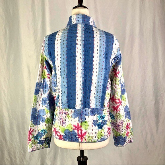 Parsley & Sage reversible quilted jacket coat cotton size Medium | eBay