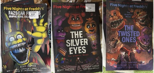 FNAF Book Lot Of 3 Five Nights At Freddie’s The Twisted One Silver Eyes ...