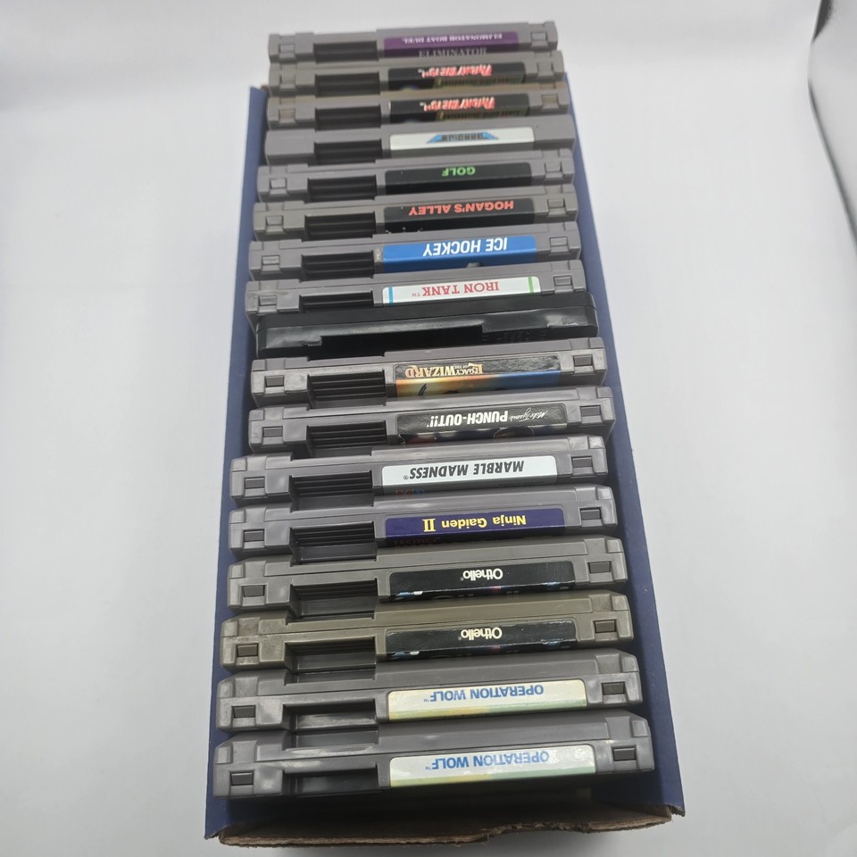 Nintendo NES Games Pick Your Title Retro Video Game Cartridge Lot ...