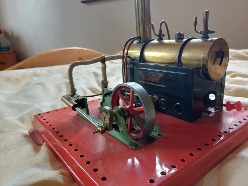 VINTAGE MAMOD STATIC STEAM ENGINE. WITH BURNER, USED, UNTESTED. | eBay UK