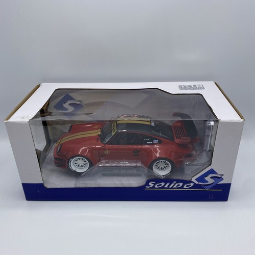 1/18 Porsche 911 (964) RWB Rauh-Welt Sakura 2021 Red Diecast By Solido ...