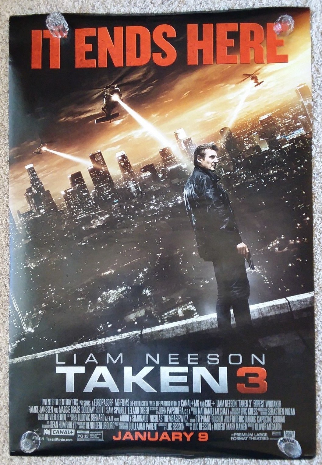 Taken 3 Movie Poster