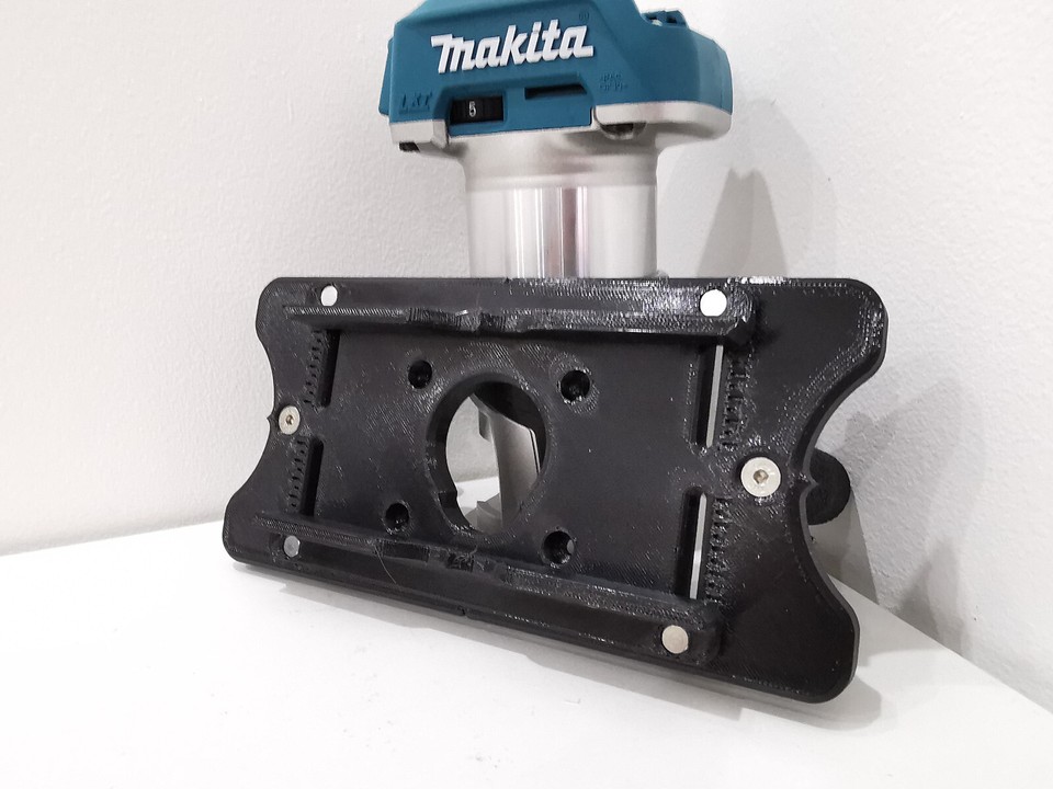 Makita DRT50 RT0700CX RT0702 XTR01Z Center jig base Router Groove Jig ...