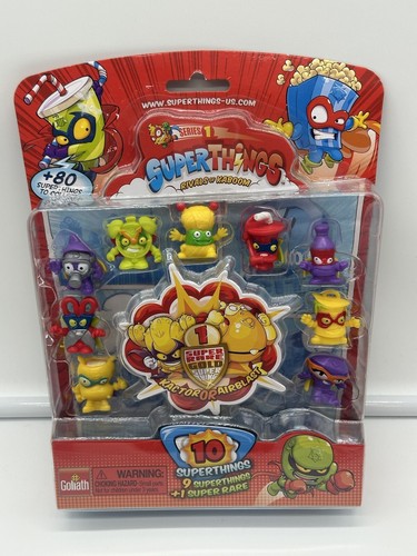 Super Things Figure Set Series 1 Rivals of Kaboom 9 Figure Goliath ...
