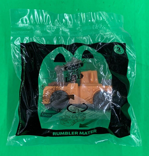 CARS ON THE ROAD "RUMBLER MATER" 2022 McDonald's Happy Meal Toy Disney ...