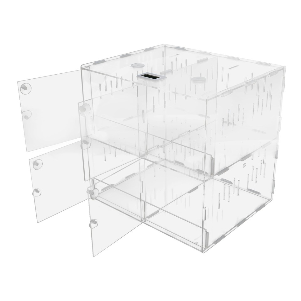 Reptile Cage Enclosure Box Scorpion Tarantula Insect Clear Display Case ...