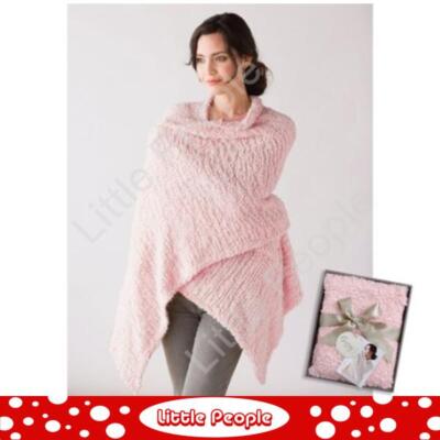 Demdaco Gift a Hug Comfort Giving Shawl With Pockets Pink | eBay