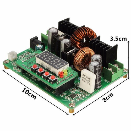 38V 6A CC CV DC-DC Converter Digital Boost Buck Step Up Step Down ...
