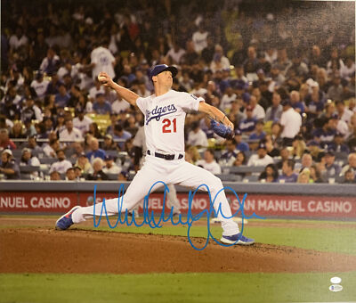 DODGERS WALKER ANTHONY BUEHLER FULL NAME SIGNED 22X26 CANVAS BECAKETT ...