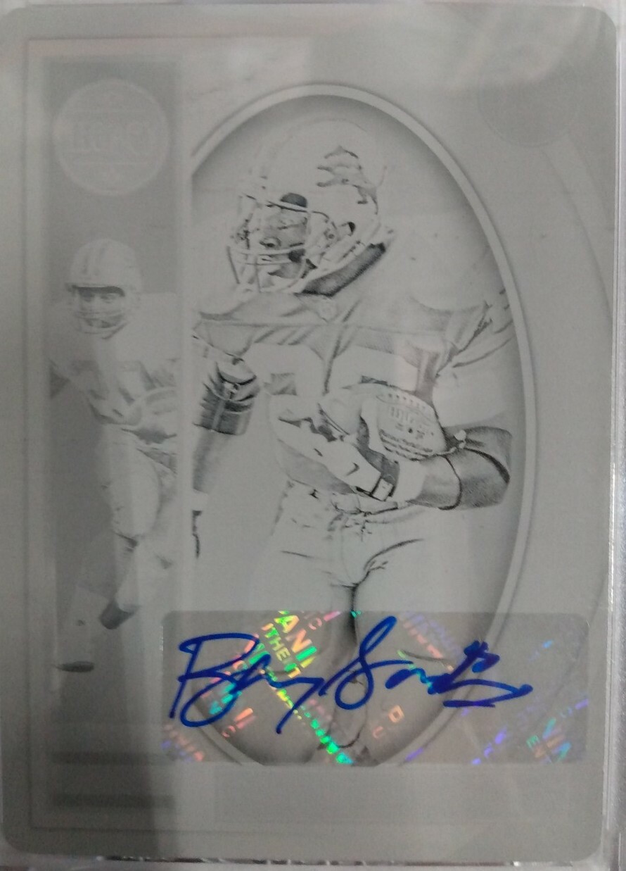 2019 Plates And Patches Barry Sanders Plate Auto 1 Of 1 | eBay