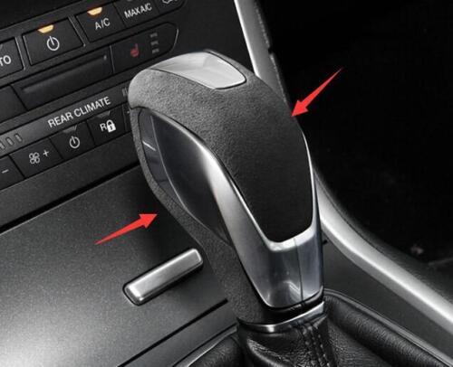 For Ford Fusion 2013-2016 Gray Alcantara Car Gear Shift Knob Shifter ...