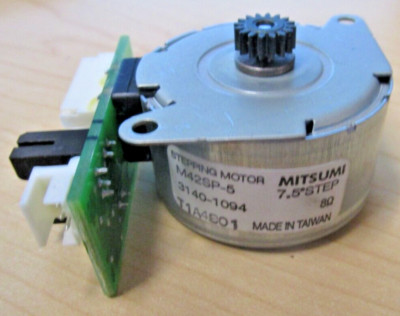HP Mitsumi Step angle 7.5 Stepping Motor Assembly M42SP-5 with C7309 ...