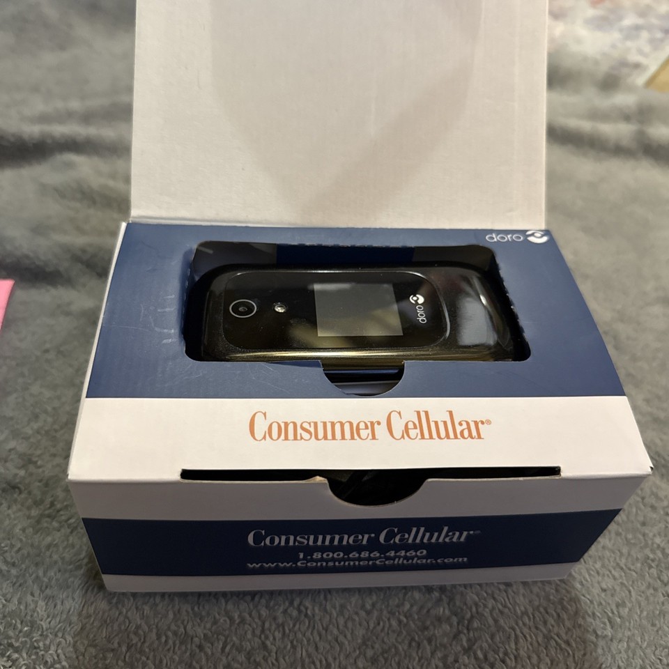 Easy To Use Cellular Phone. Doro Flip Phone. Consumer Cellular. | eBay